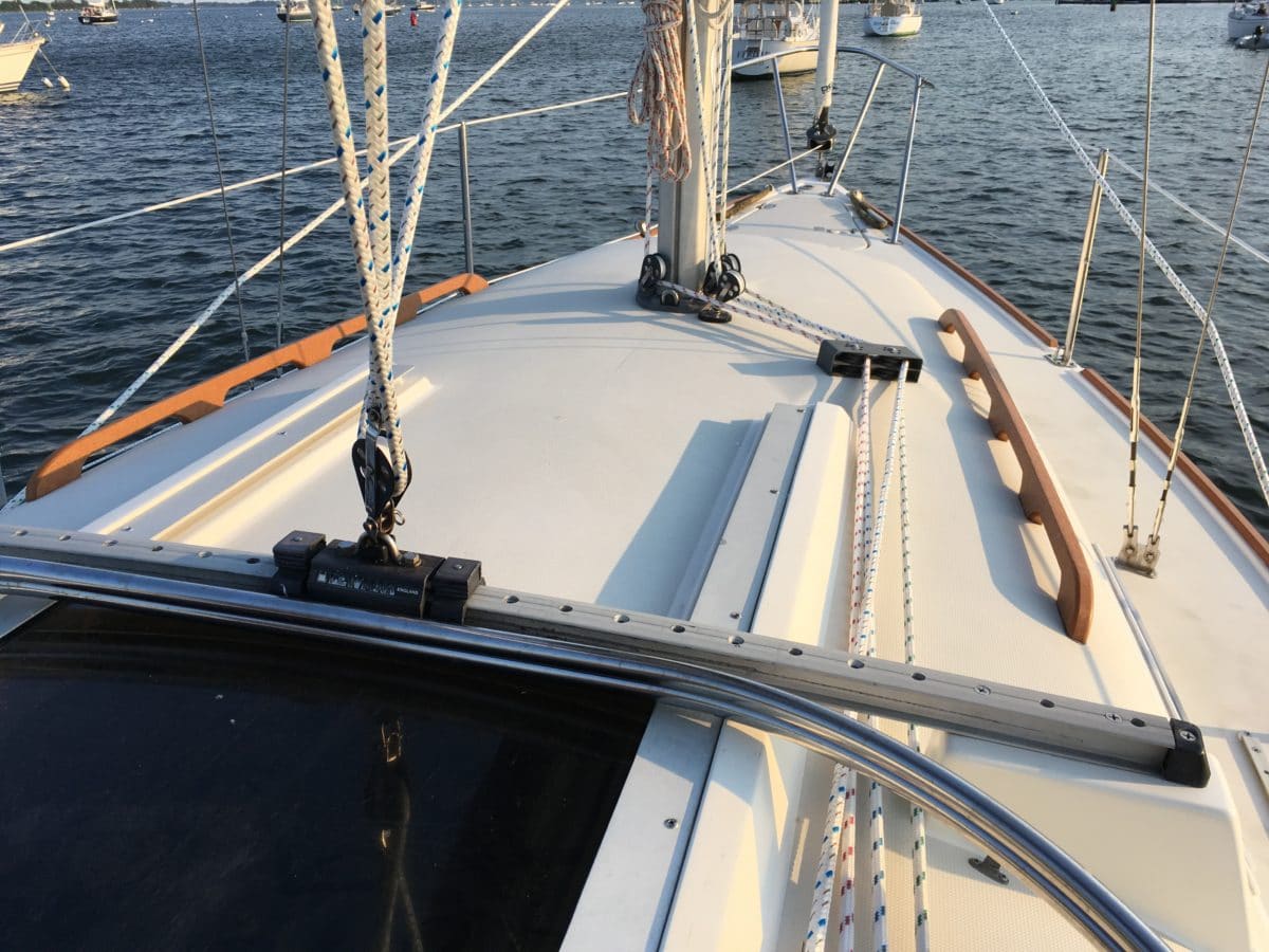 Goodbye Teak! Teak Trim Replacement on a Pearson 27 Sailboat - PlasTEAK ...